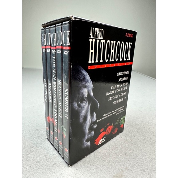 Media | Alfred Hitchcock Collection 5dvd Boxset 1999 Madacy Sabotage ...